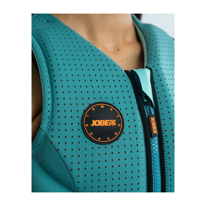 Gilet Jobe Fragment Vest Women Vintage Teal pas cher en vente sur stock ...